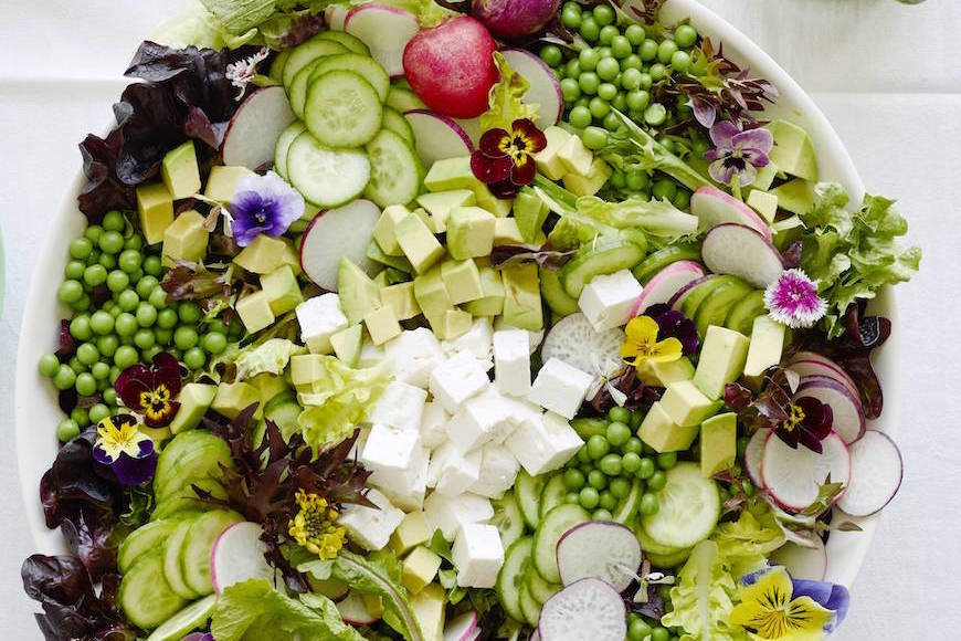 Spring Pea Salad - What's Gaby Cooking