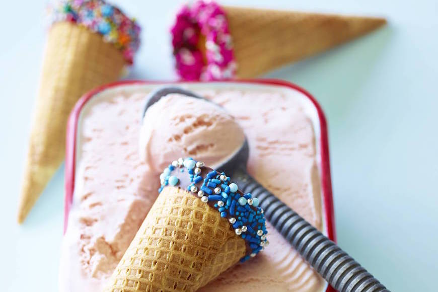 DIY Dipped Ice Cream Cones - What's Gaby Cooking